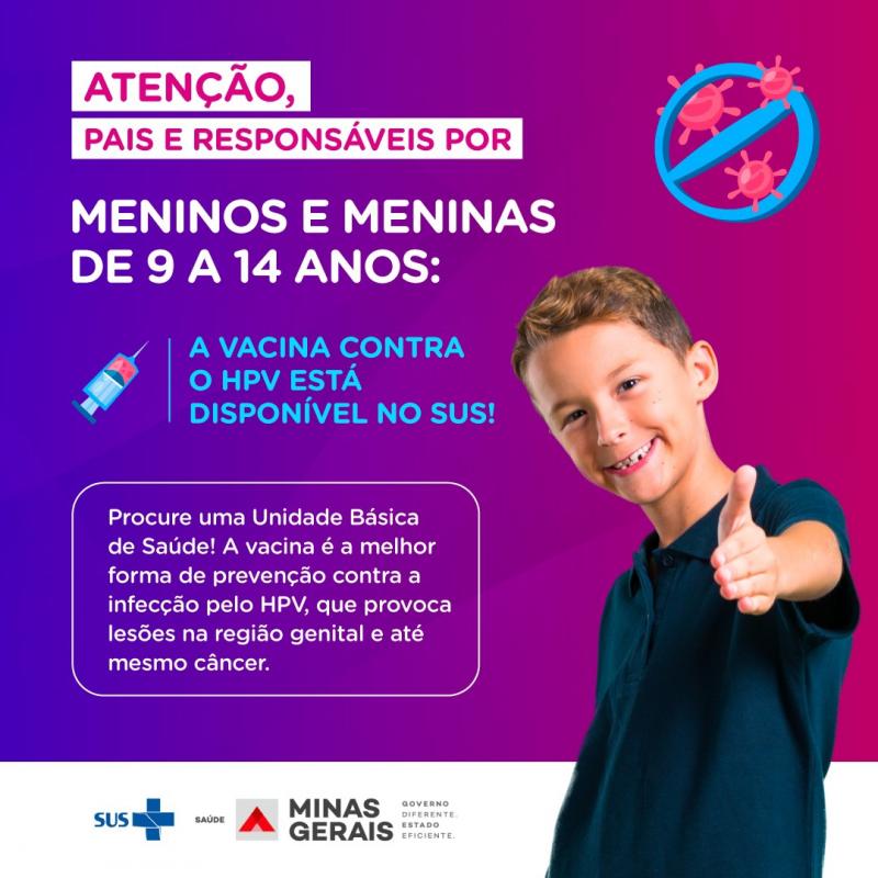 Vacinação contra o HPV | Prefeitura Municipal de Conquista MG Vacinação contra o HPV | Prefeitura Municipal de Conquista MG