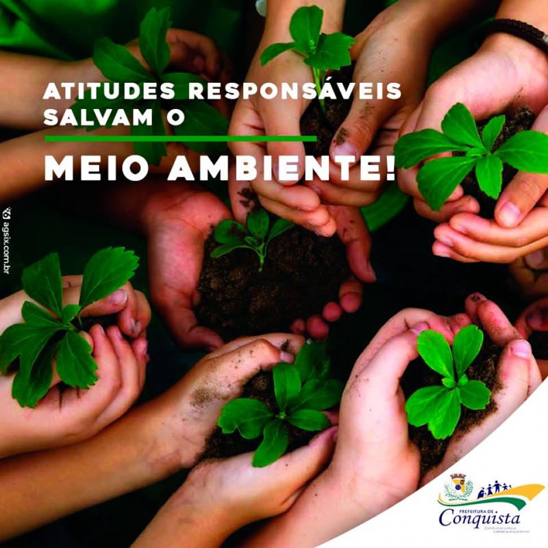 Dia Mundial do Meio Ambiente | Prefeitura Municipal de Conquista MG Dia Mundial do Meio Ambiente | Prefeitura Municipal de Conquista MG